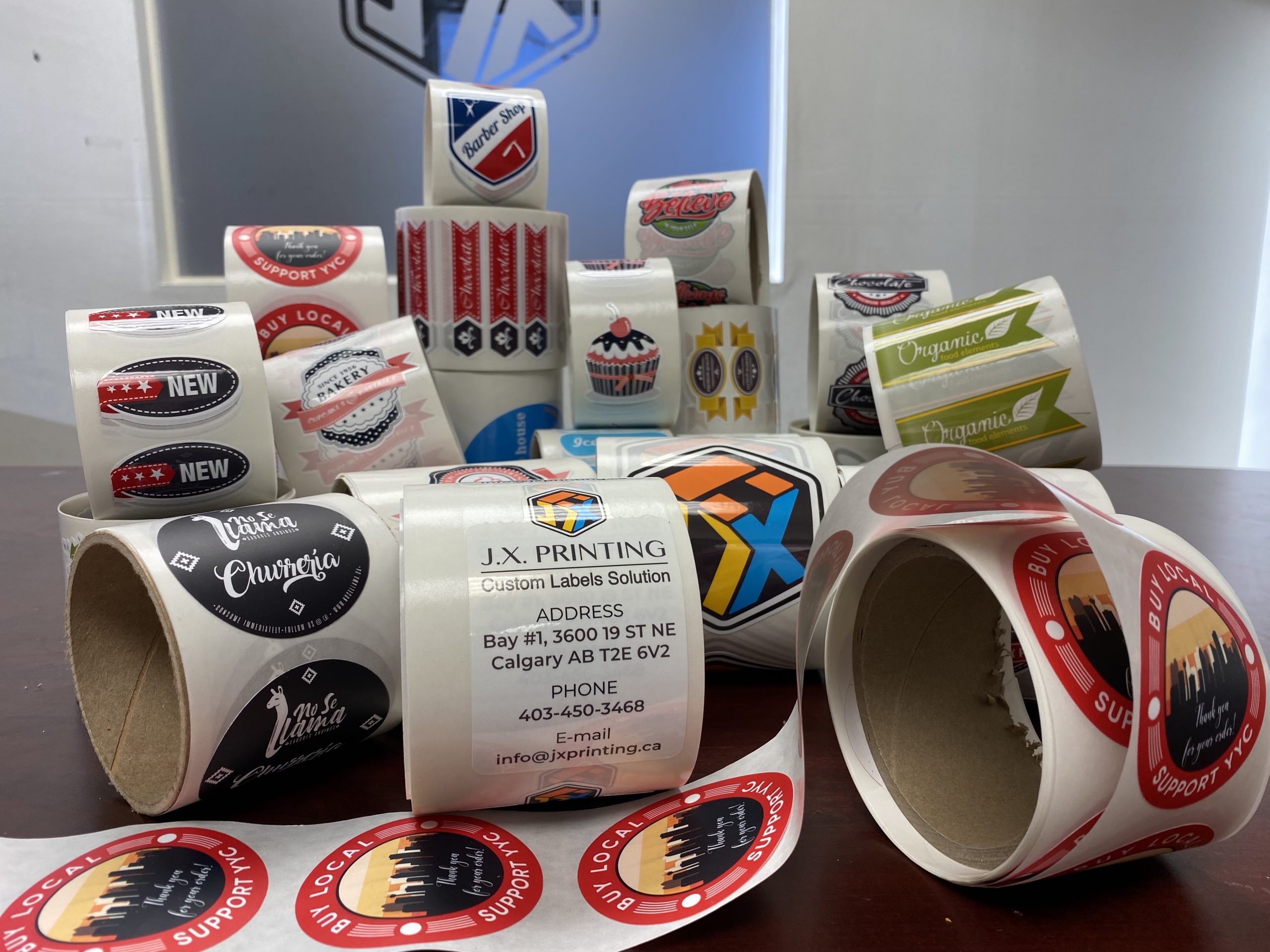 Customized Roll Labels – JX Printing