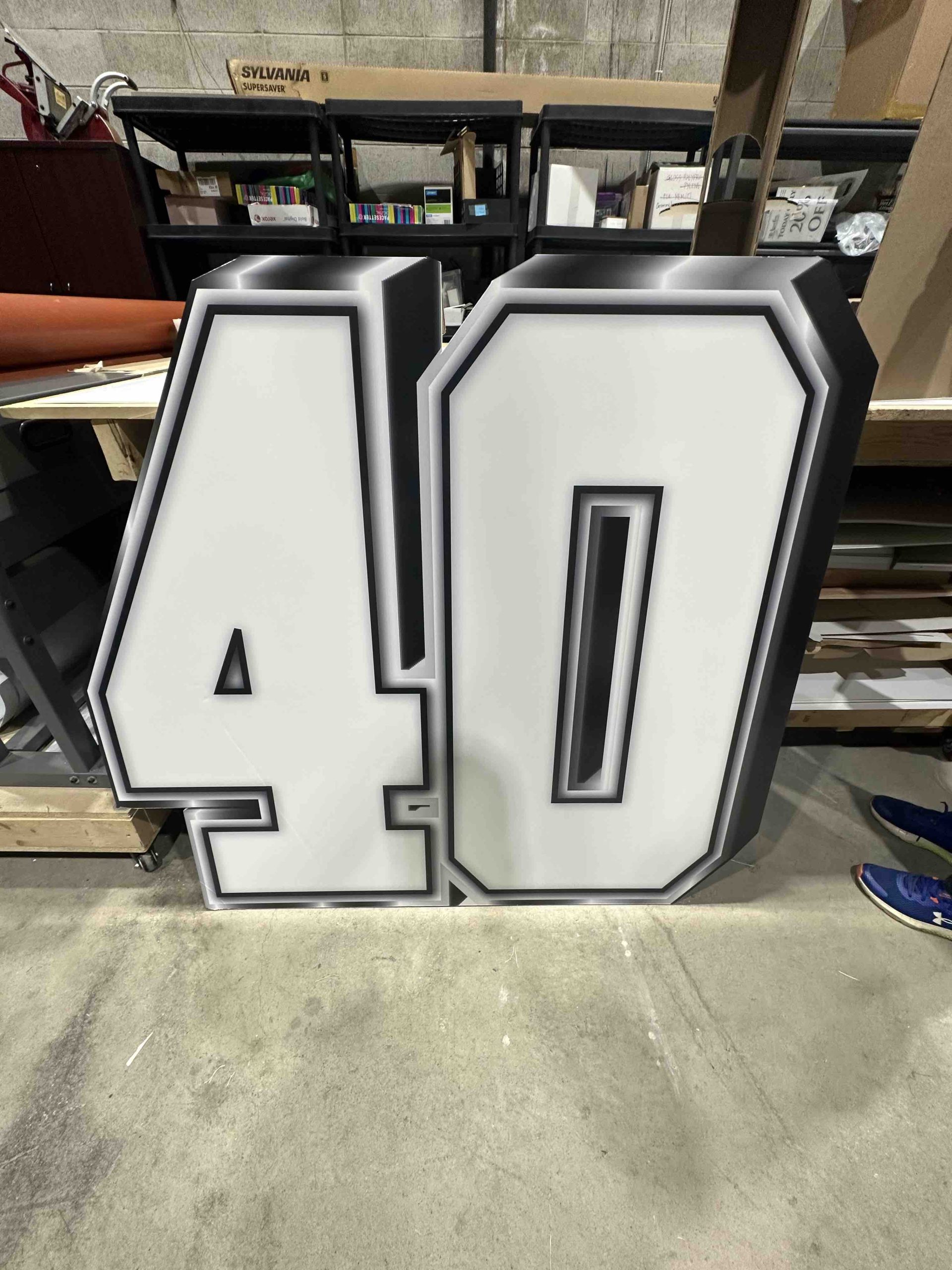 Lifesize Standee (printing + cutout + easel stand) – JX Printing