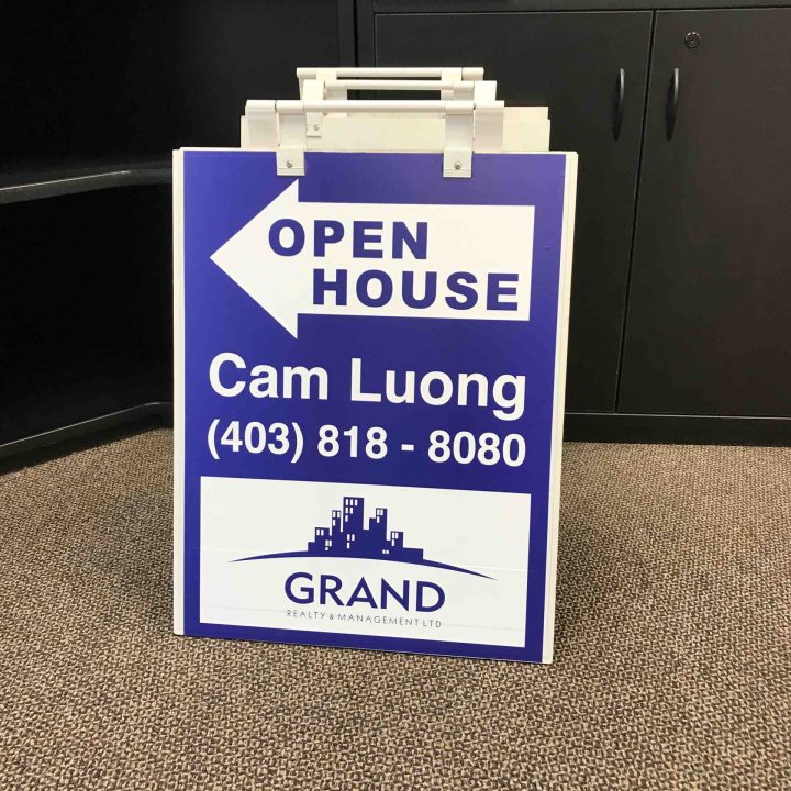 Sandwich Sign (A frame sign) Large Crezon Plywood – JX Printing